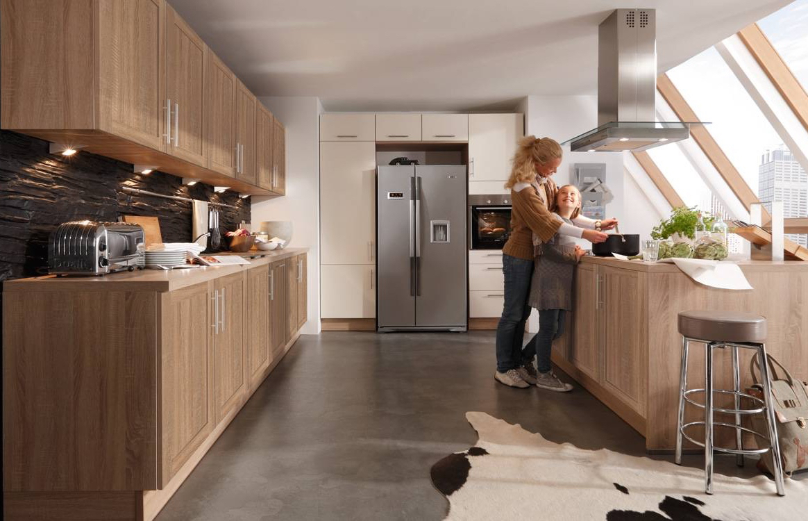Kuchyně dub sonoma | Typy | Kuchyně Gorenje