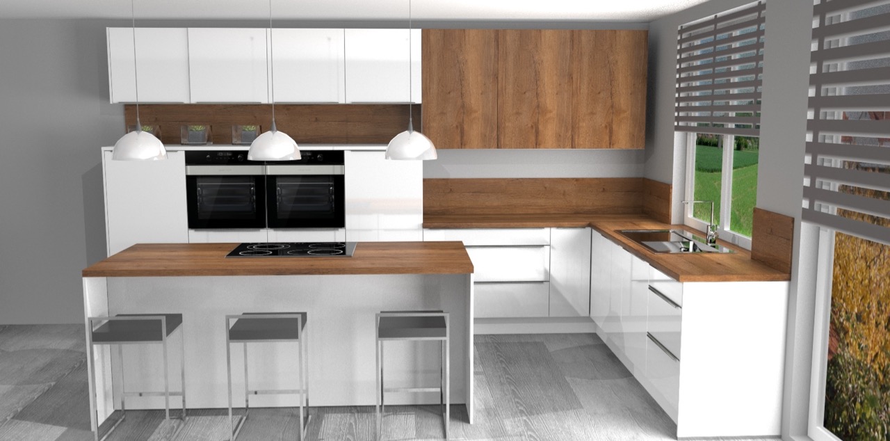 Moderní kuchyně s ostrůvkem | Kuchyně Gorenje